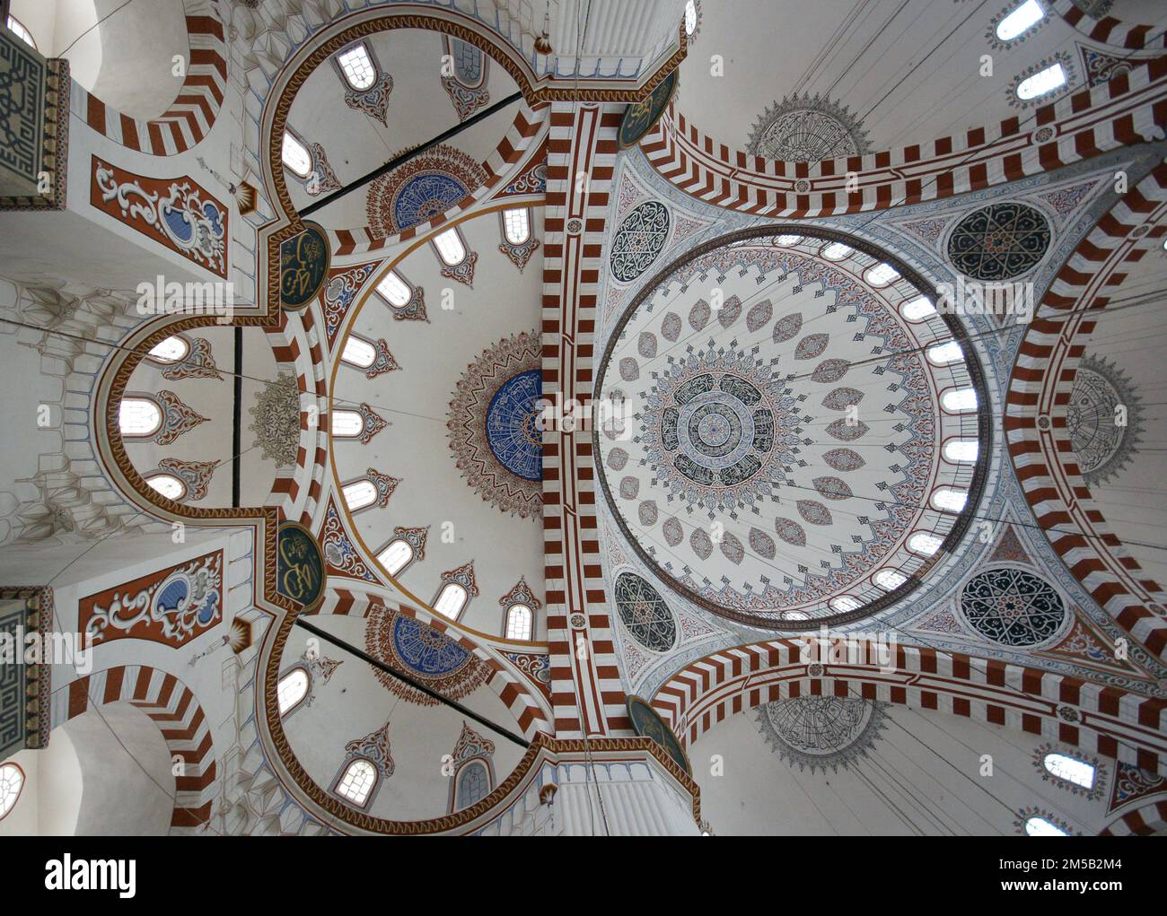 Sehzade Mosque, located in Istanbul, Turkey, was built by Mimar Sinan ...