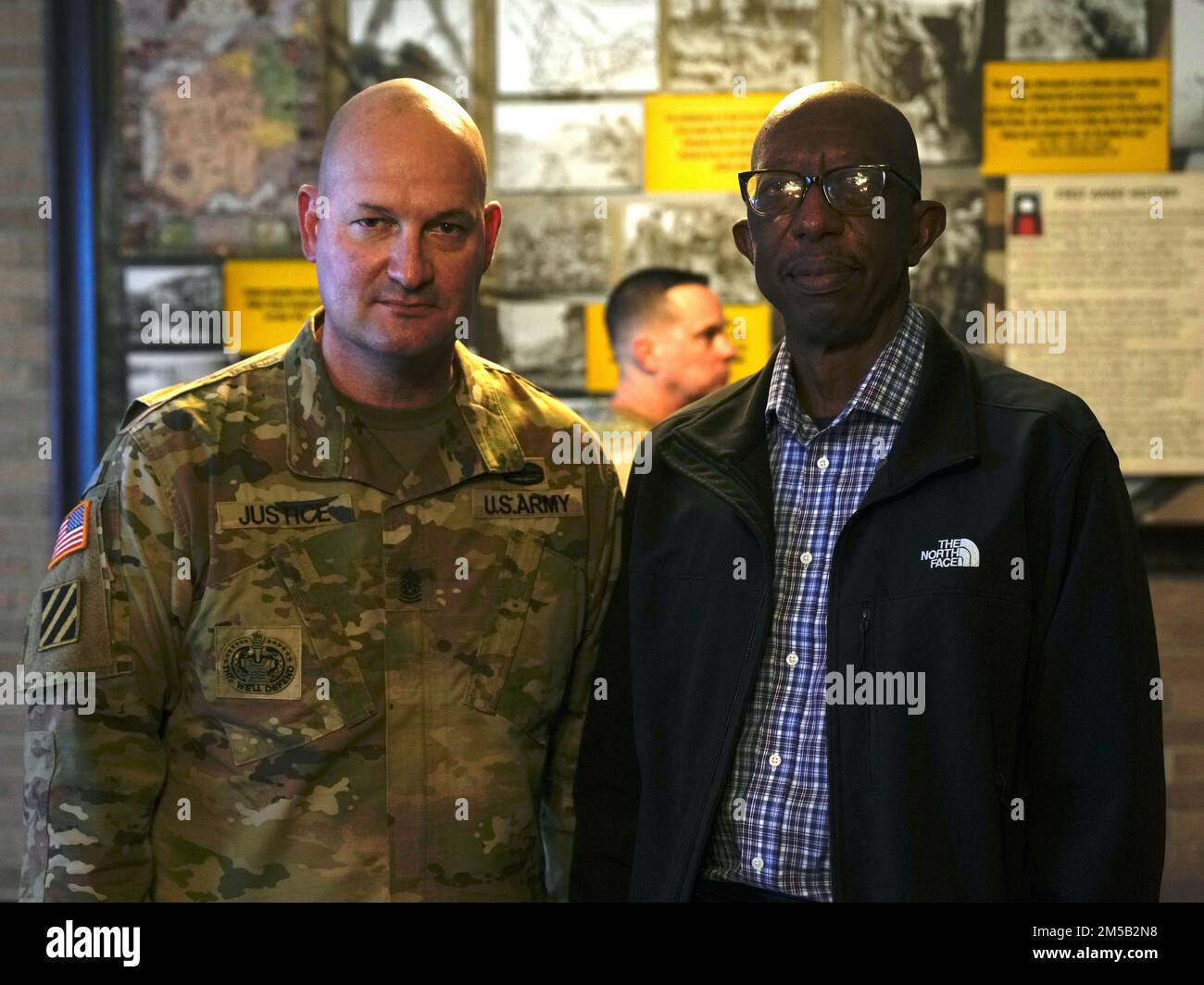 U.S. Army Command Sgt. Maj. William A. Justice, command sergeant major ...