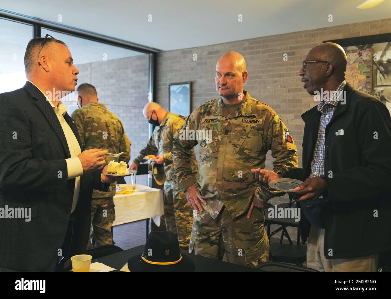 U.S. Army Command Sgt. Maj. William A. Justice, command sergeant major ...