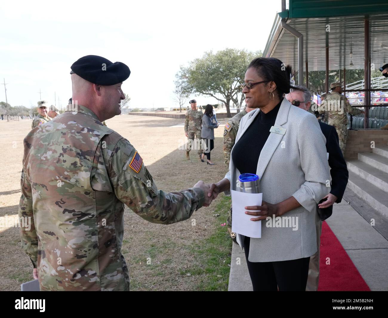 U.S. Army Command Sgt. Maj. William A. Justice, command sergeant major ...