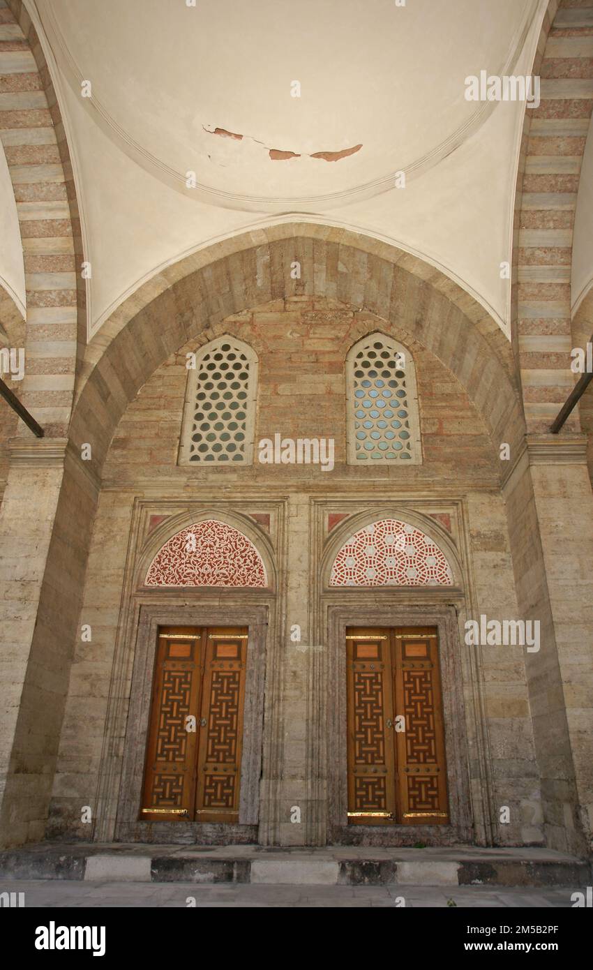 Sehzade Mosque, located in Istanbul, Turkey, was built by Mimar Sinan ...