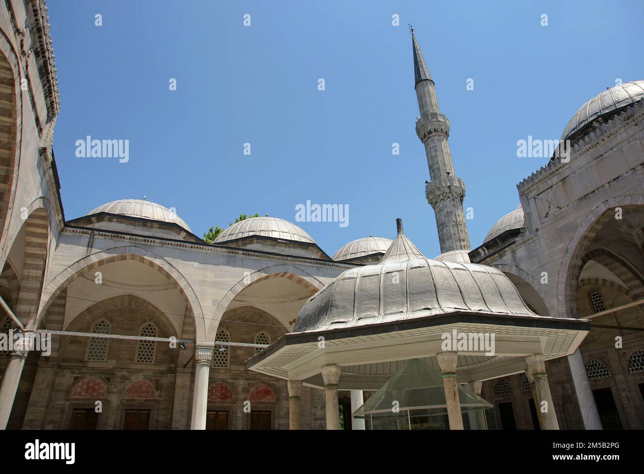 Sehzade Mosque, located in Istanbul, Turkey, was built by Mimar Sinan ...