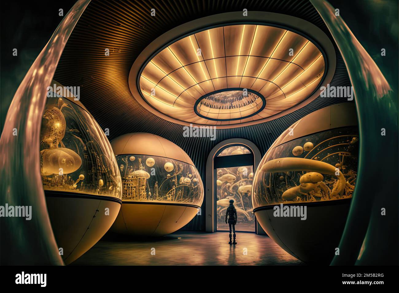 Alien museum dedicated to science fiction, artifacts from aliens ...