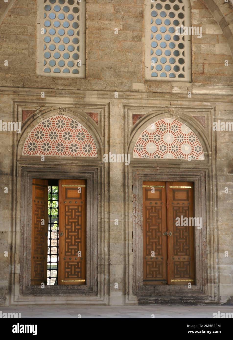 Sehzade Mosque, located in Istanbul, Turkey, was built by Mimar Sinan ...