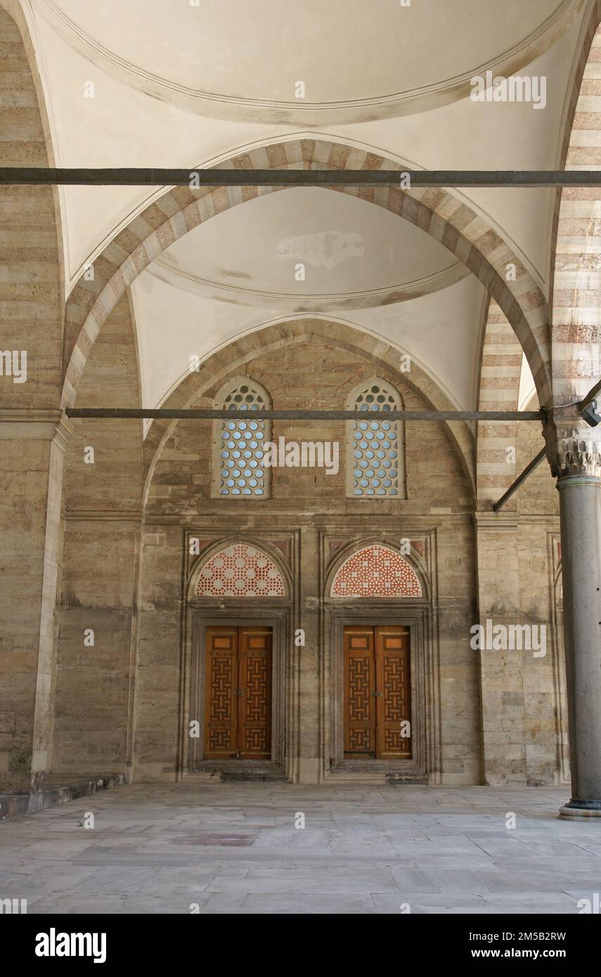 Sehzade Mosque, located in Istanbul, Turkey, was built by Mimar Sinan ...