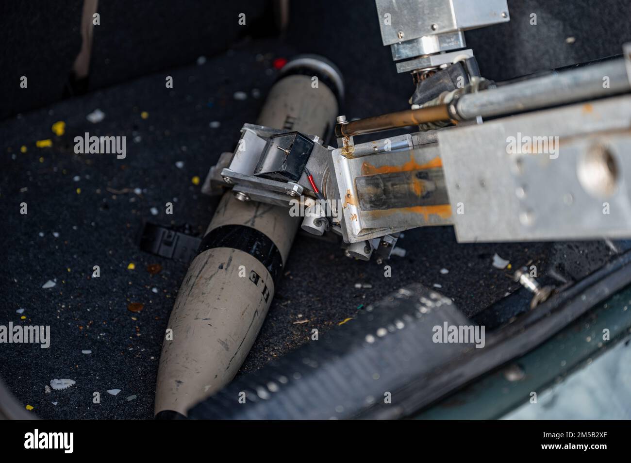 45th Civil Engineer Squadron Explosive Ordnance Disposal team Airmen ...