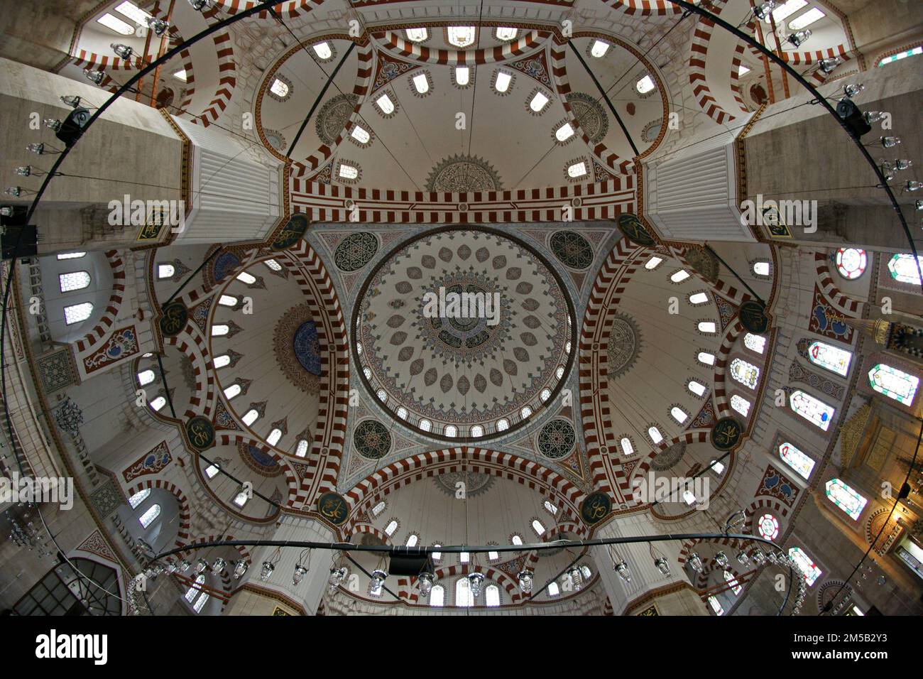 Sehzade Mosque, located in Istanbul, Turkey, was built by Mimar Sinan ...