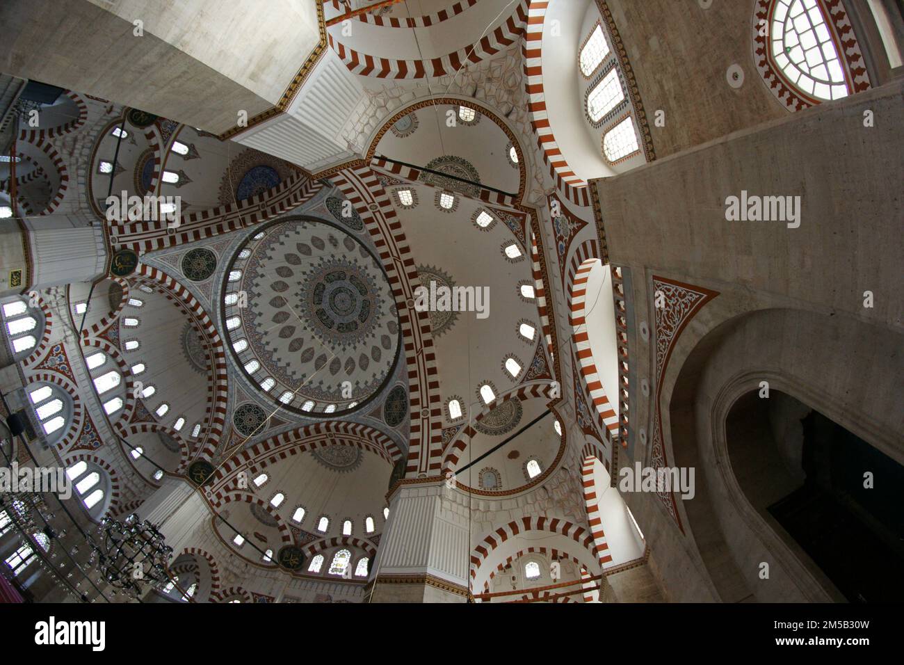 Sehzade Mosque, located in Istanbul, Turkey, was built by Mimar Sinan ...