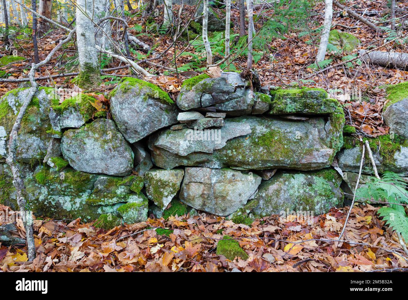 Remnants of the old Profile grand resort in Franconia Notch, New ...