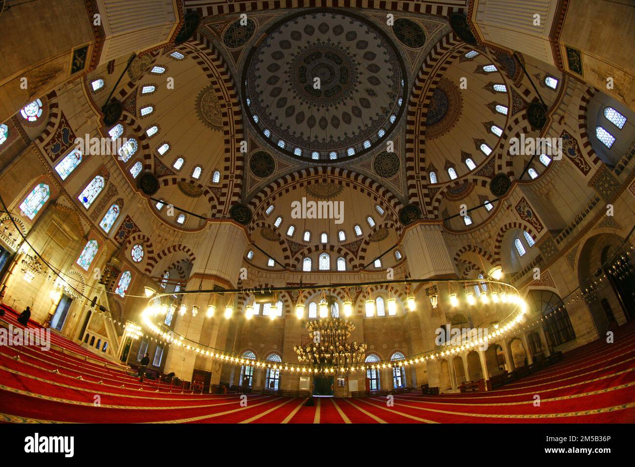 Sehzade Mosque, located in Istanbul, Turkey, was built by Mimar Sinan ...