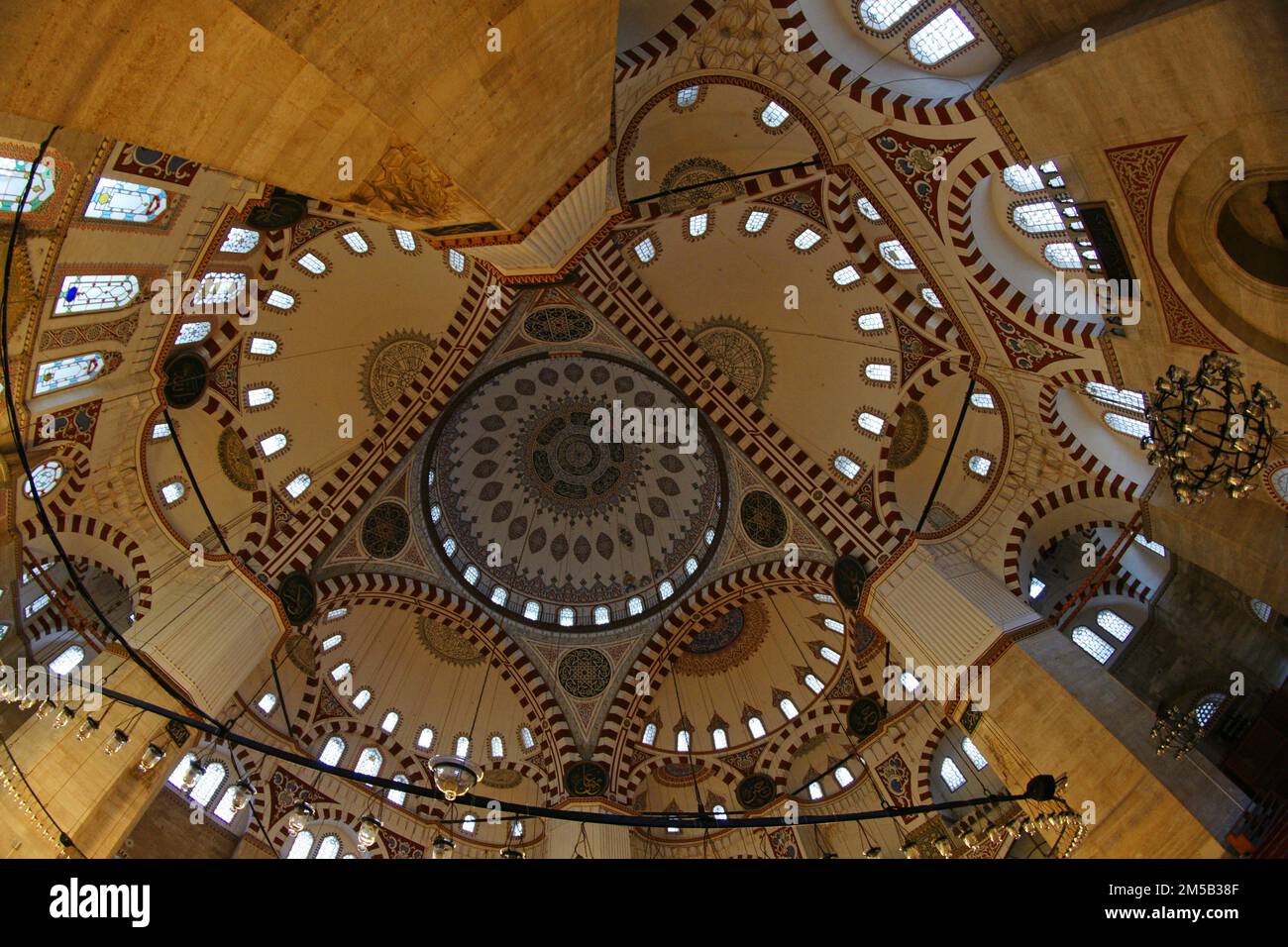 Sehzade Mosque, located in Istanbul, Turkey, was built by Mimar Sinan ...