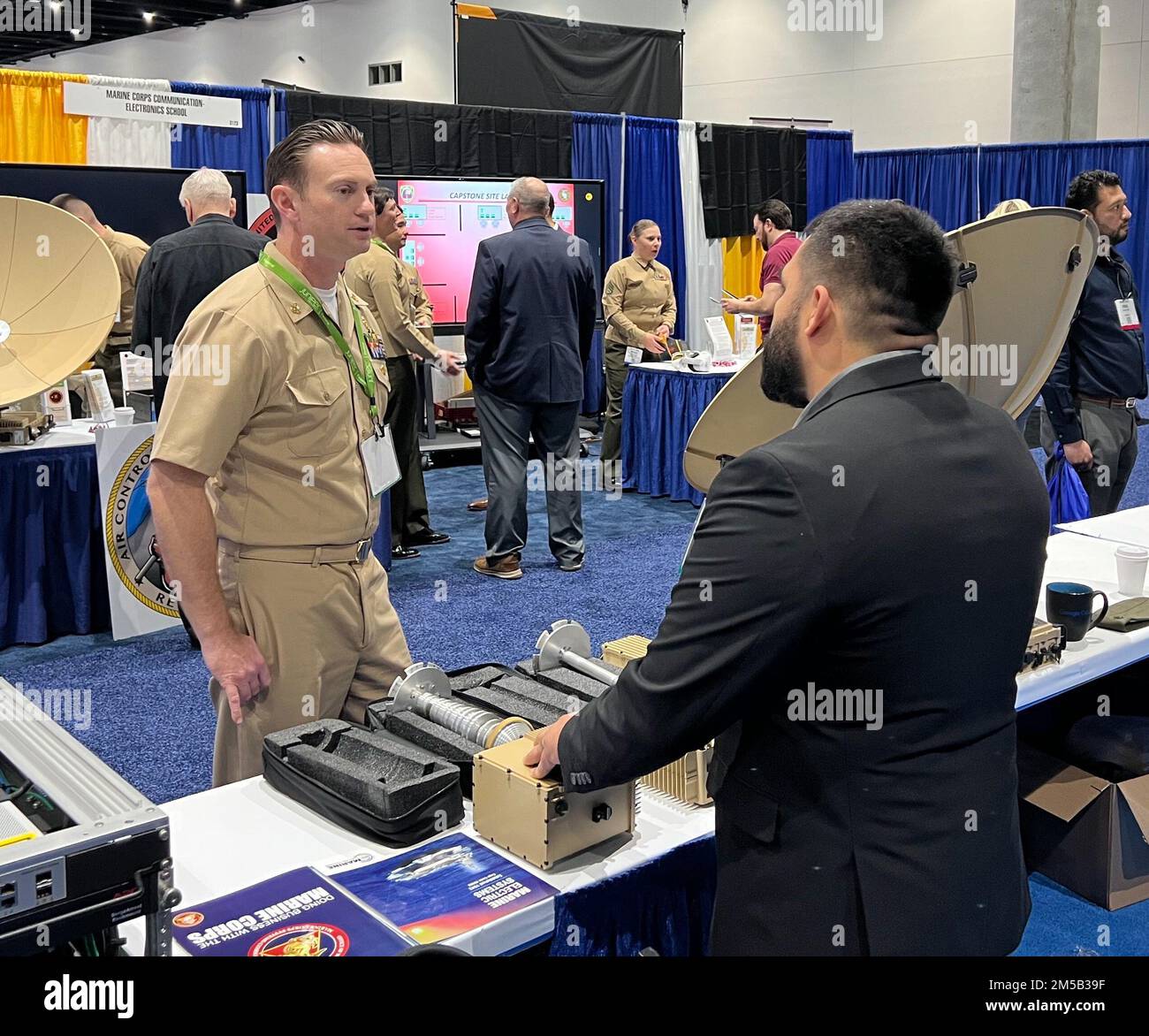 SAN DIEGO, California - MCTSSA personnel hosted a booth and provided ...