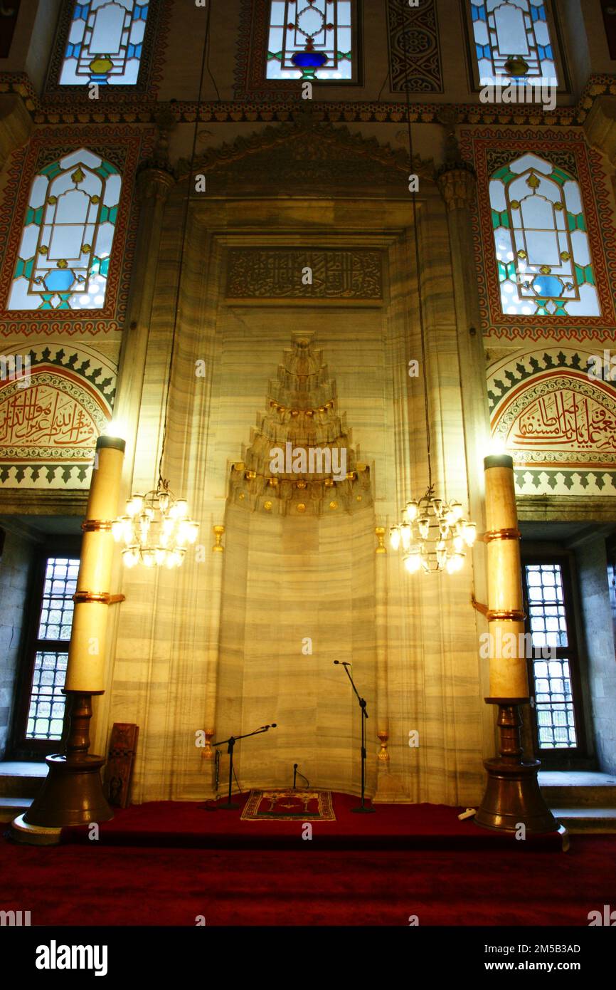 Sehzade Mosque, located in Istanbul, Turkey, was built by Mimar Sinan ...