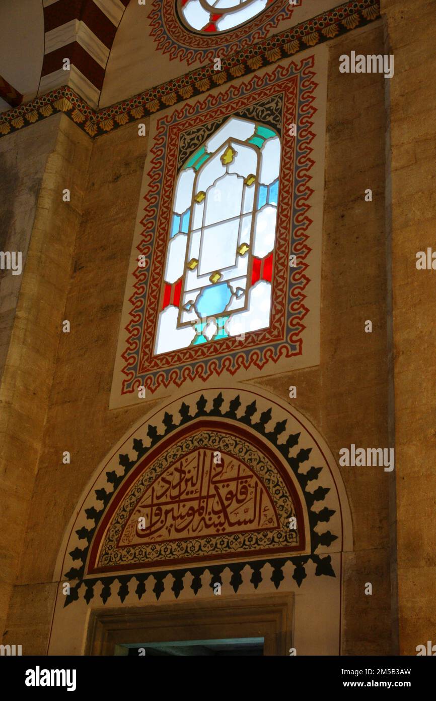Sehzade Mosque, located in Istanbul, Turkey, was built by Mimar Sinan ...