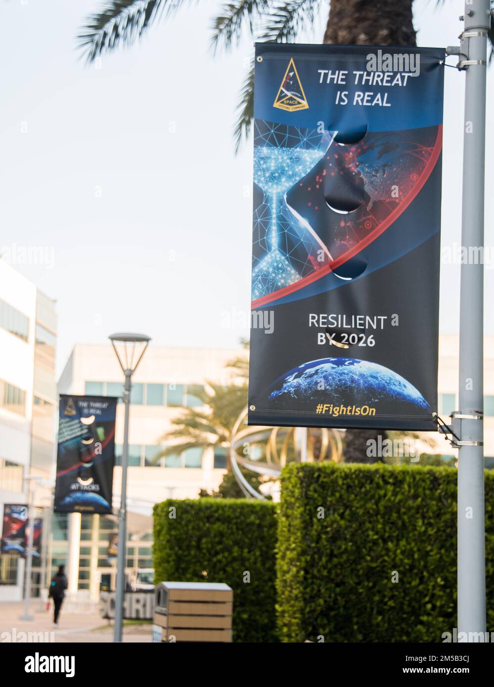 As you walk through Los Angeles Air Force Base’s courtyard today, you ...