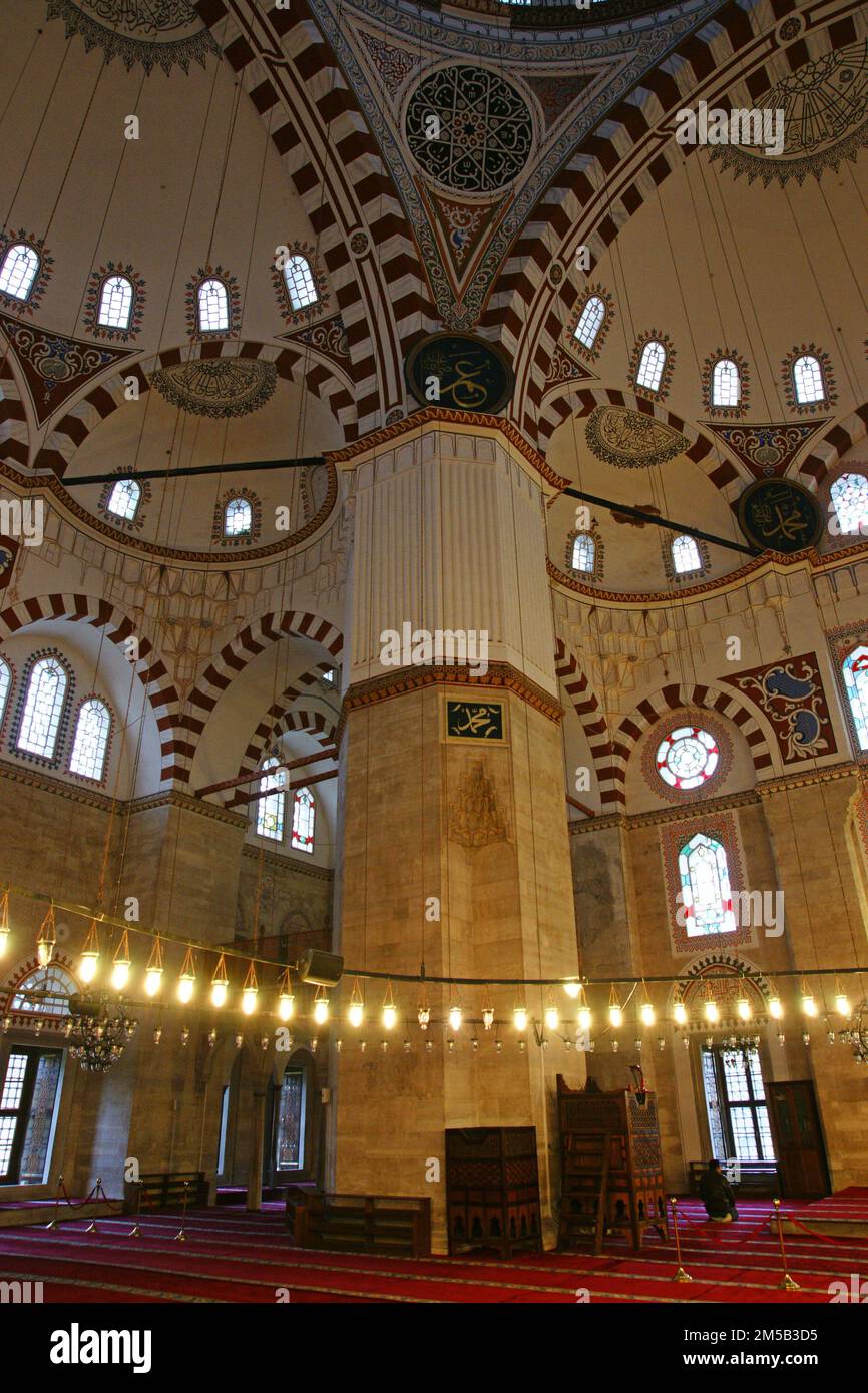 Sehzade Mosque, located in Istanbul, Turkey, was built by Mimar Sinan ...