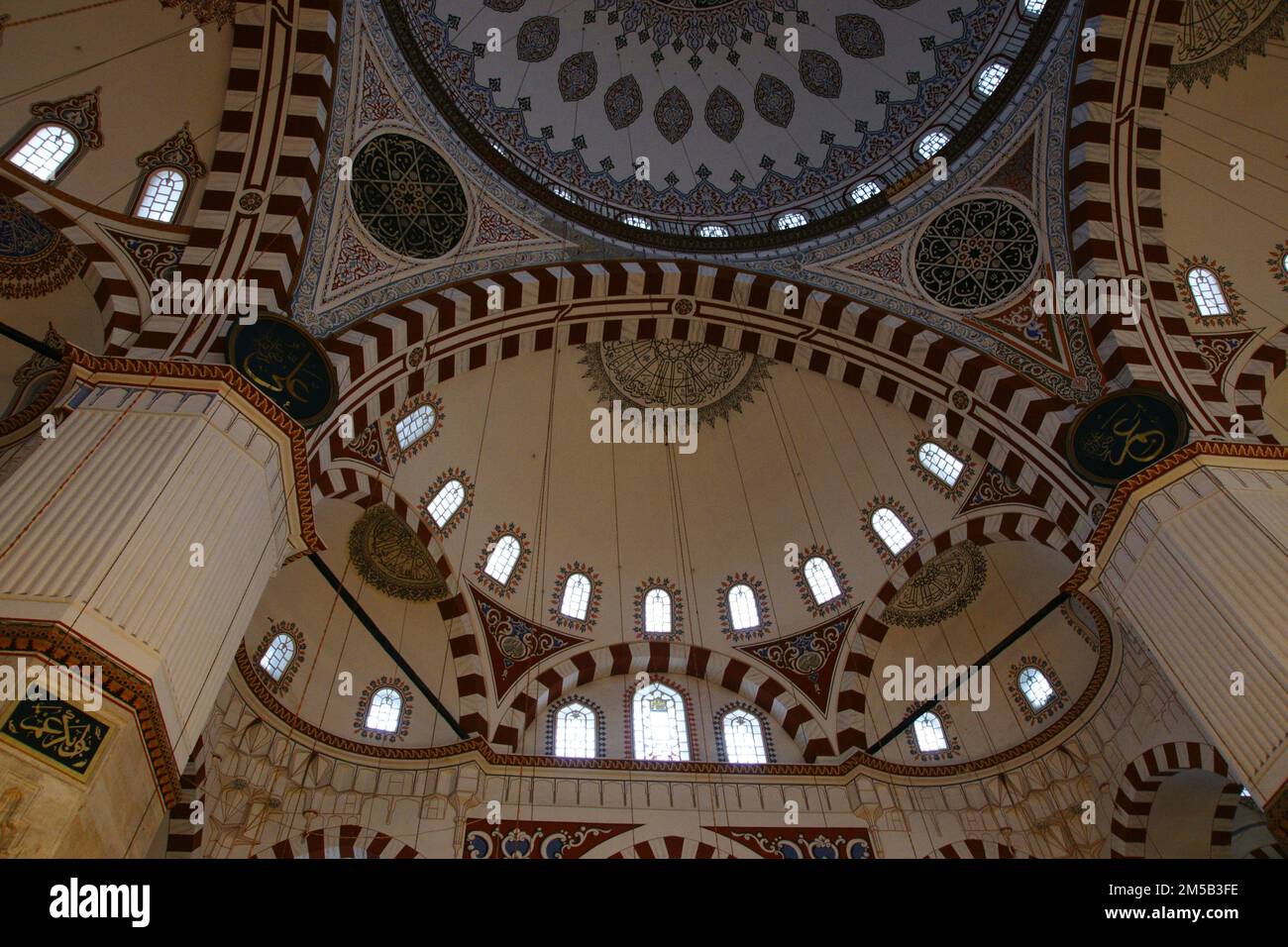 Sehzade Mosque, located in Istanbul, Turkey, was built by Mimar Sinan ...