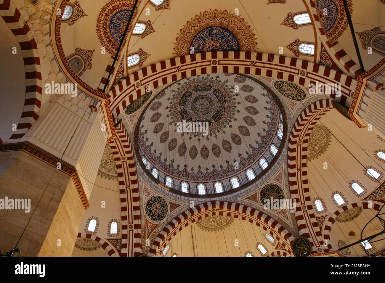 Sehzade Mosque, located in Istanbul, Turkey, was built by Mimar Sinan ...