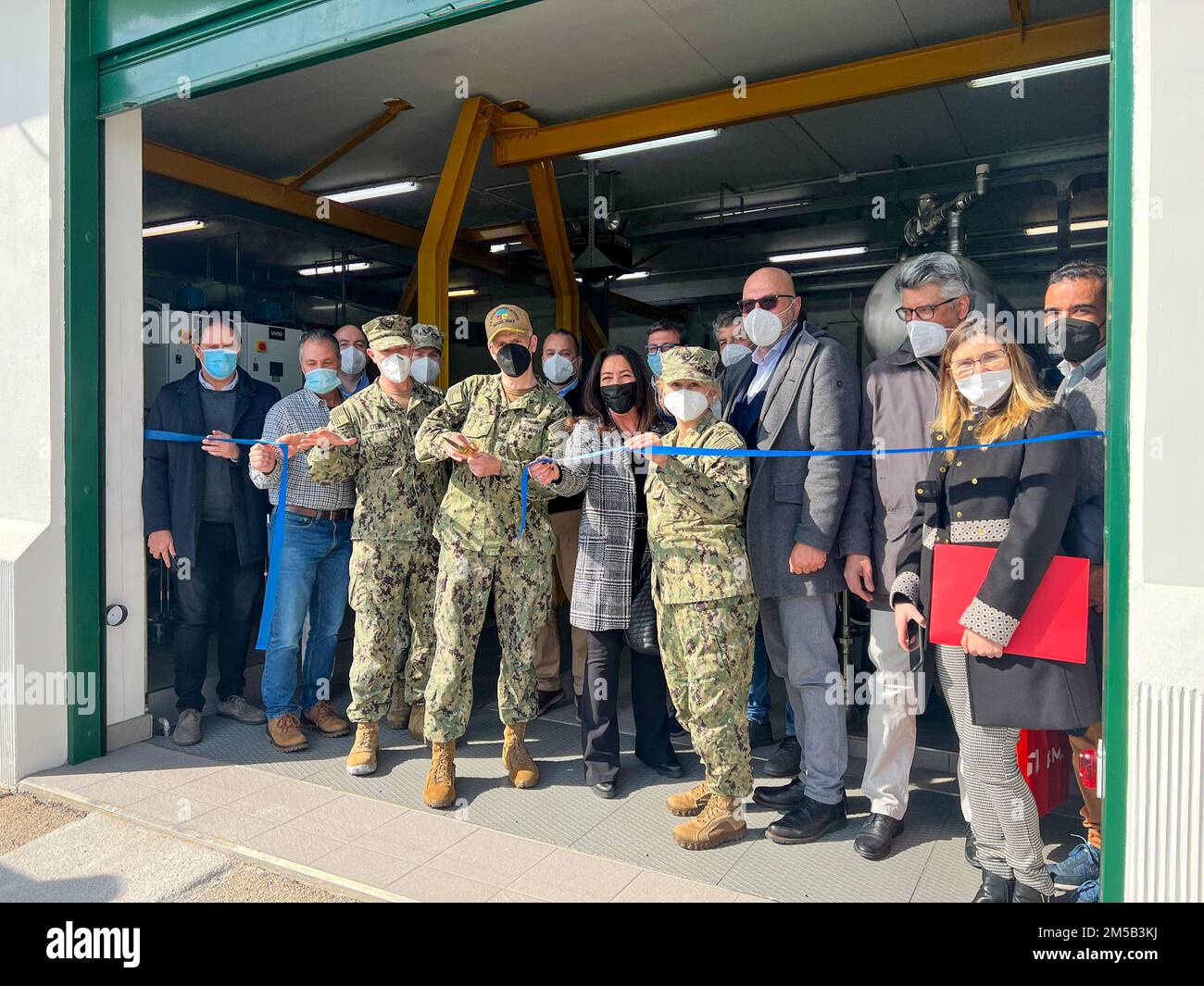 NSA NAPLES, ITALY (Feb. 12, 2022) Capt. James Stewart, commanding ...