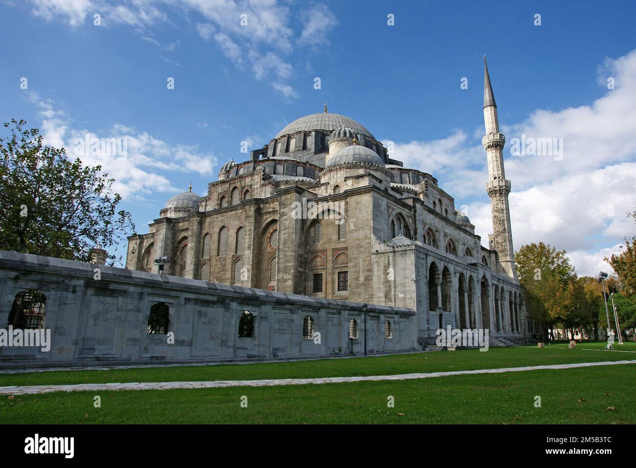 Sehzade Mosque, located in Istanbul, Turkey, was built by Mimar Sinan ...