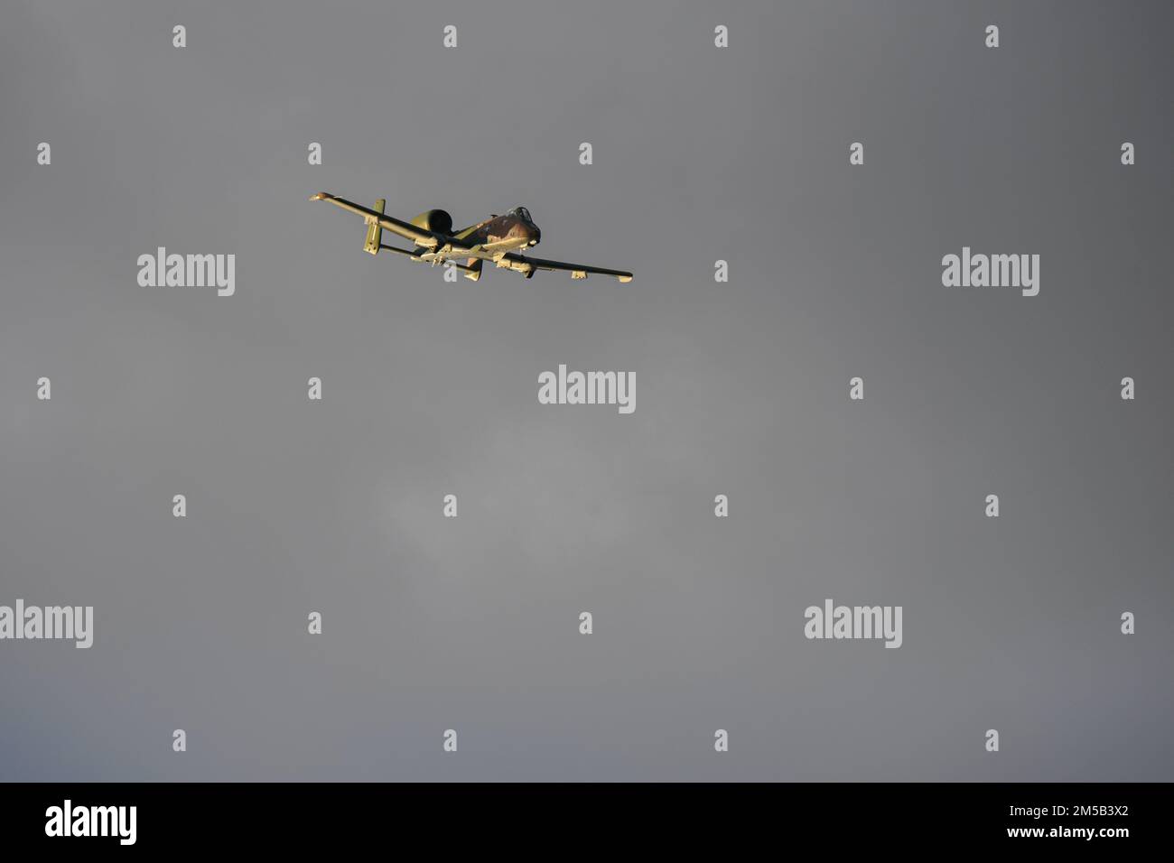 A U.S. Air Force A-10 Thunderbolt II flies over Davis-Monthan Air Force ...