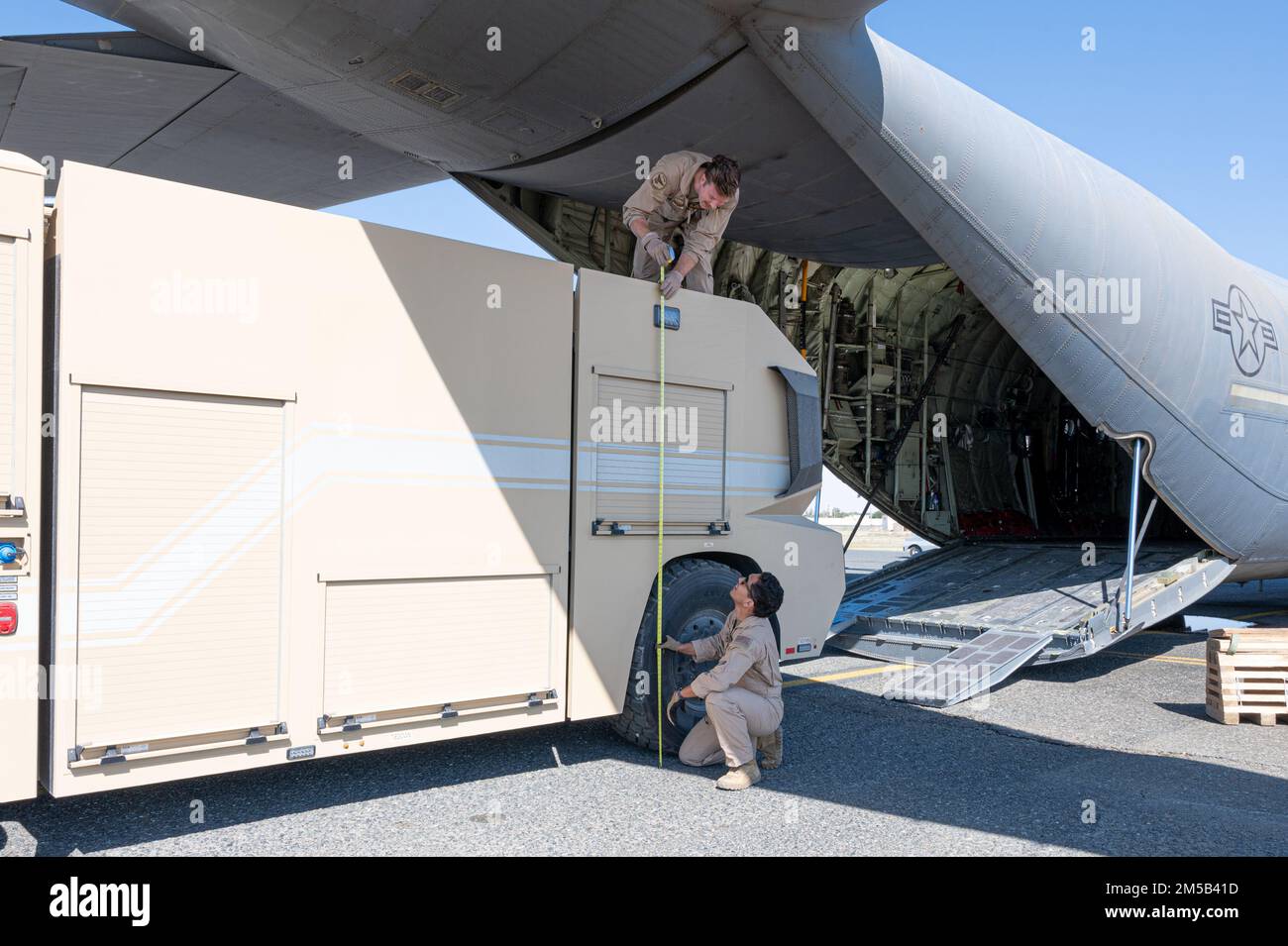 U.S. Air Force Tech. Sgt. Anthony Schoof and Senior Airman Israel ...