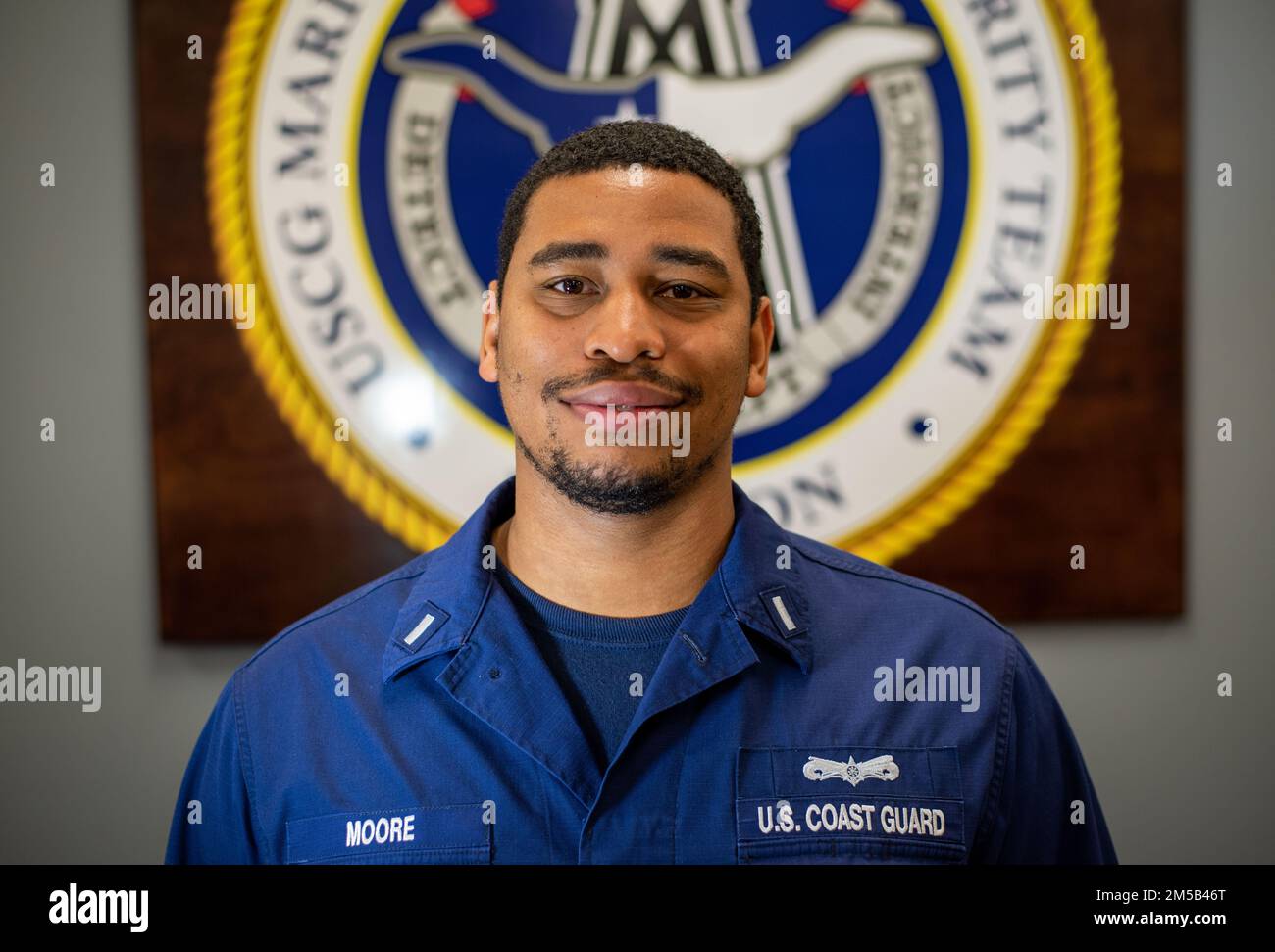 Lt. j.g. Josh Moore, operations officer at Coast Guard Maritime Safety ...