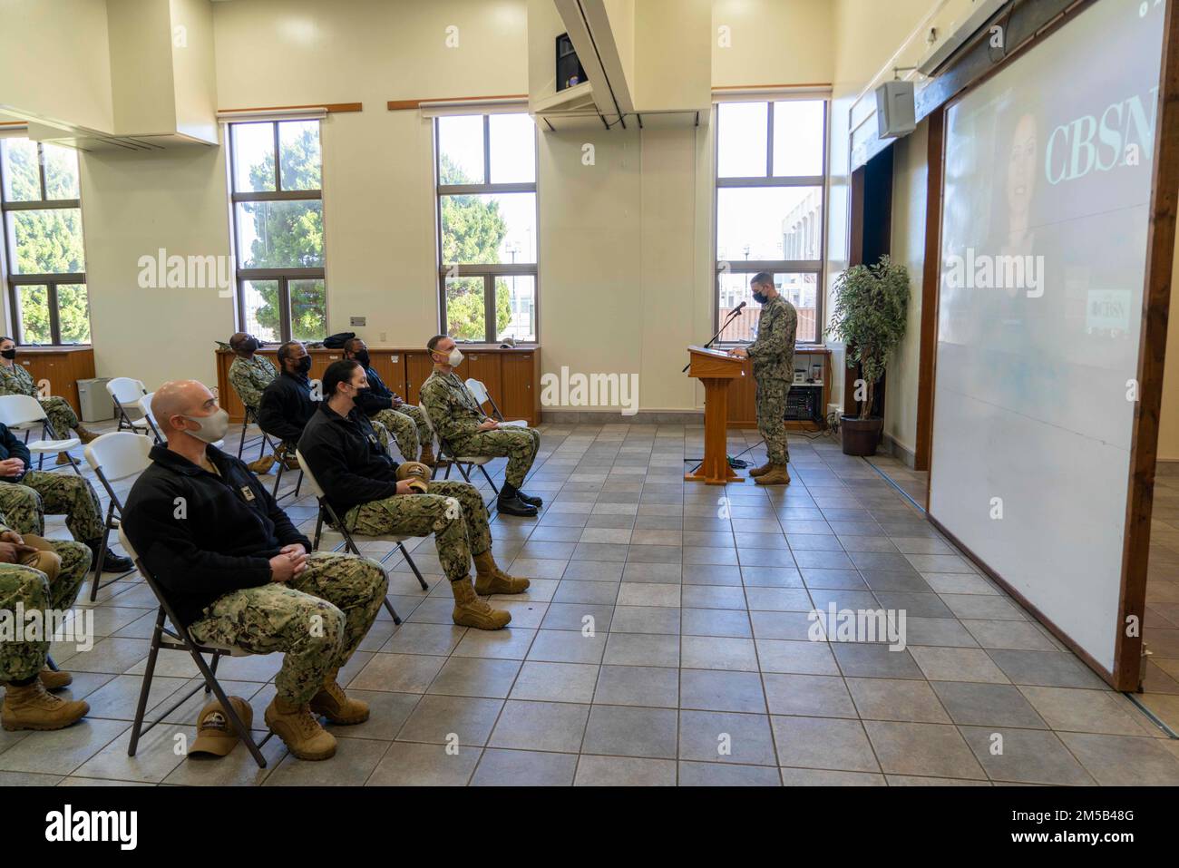 YOKOSUKA, Japan (Feb. 18, 2022) Master-at-Arms First Class David Aljure ...