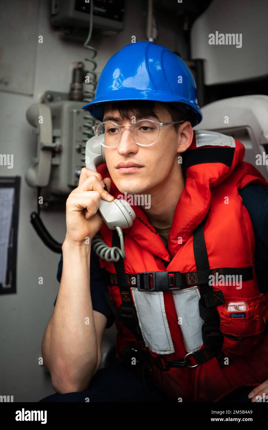 SOUTH CHINA SEA (Feb. 18, 2022) Culinary Specialist 3rd Class Timothy ...