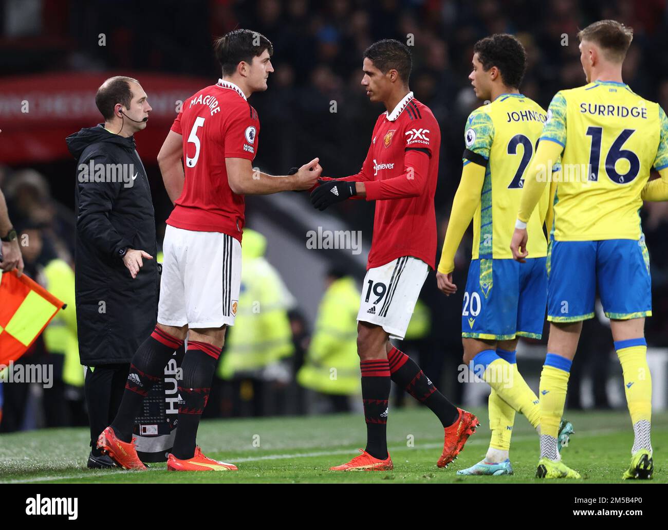 Manchester, England, 27th December 2022. Harry Maguire of Manchester ...