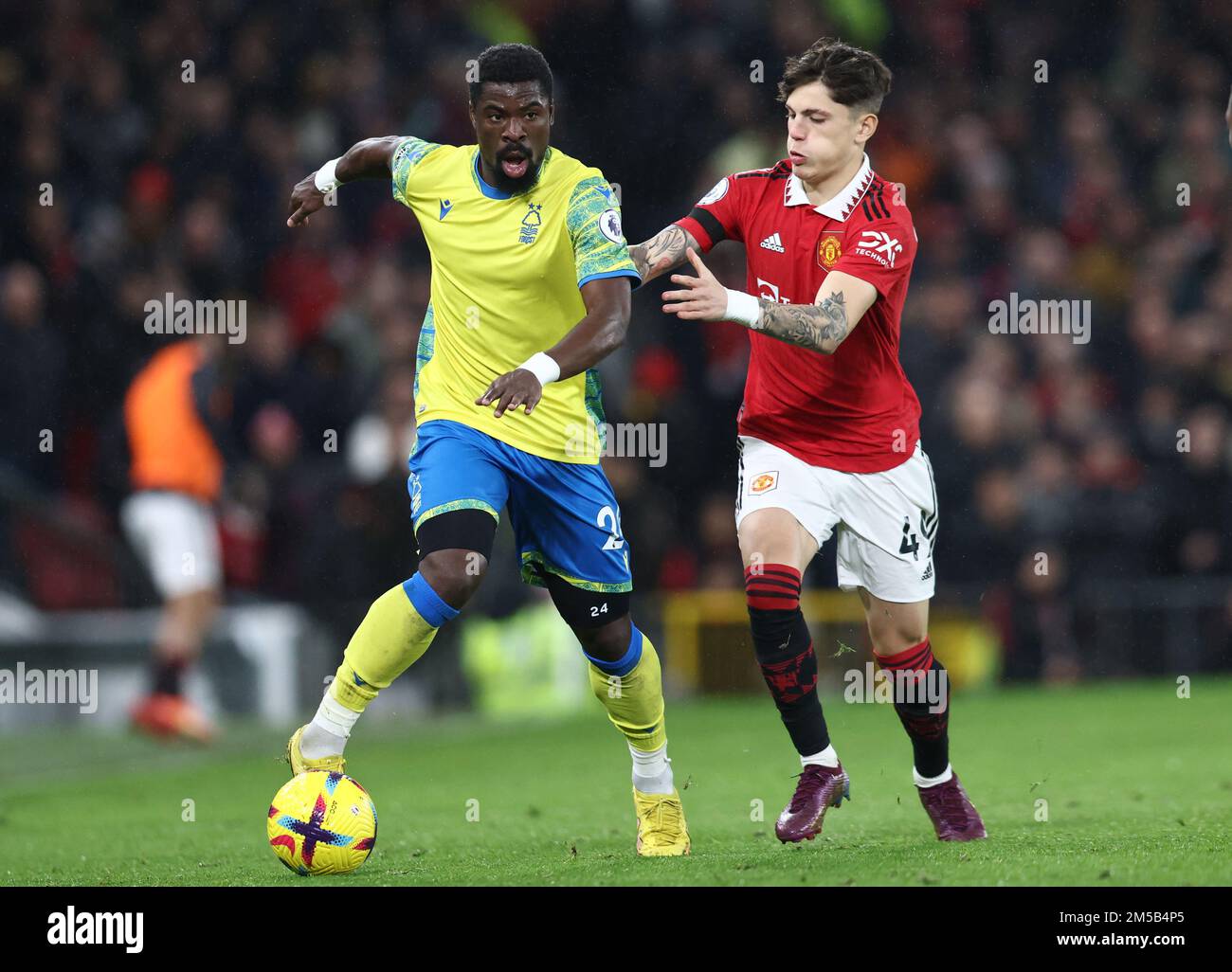Manchester, England, 27th December 2022. Serge Aurier of Nottingham ...