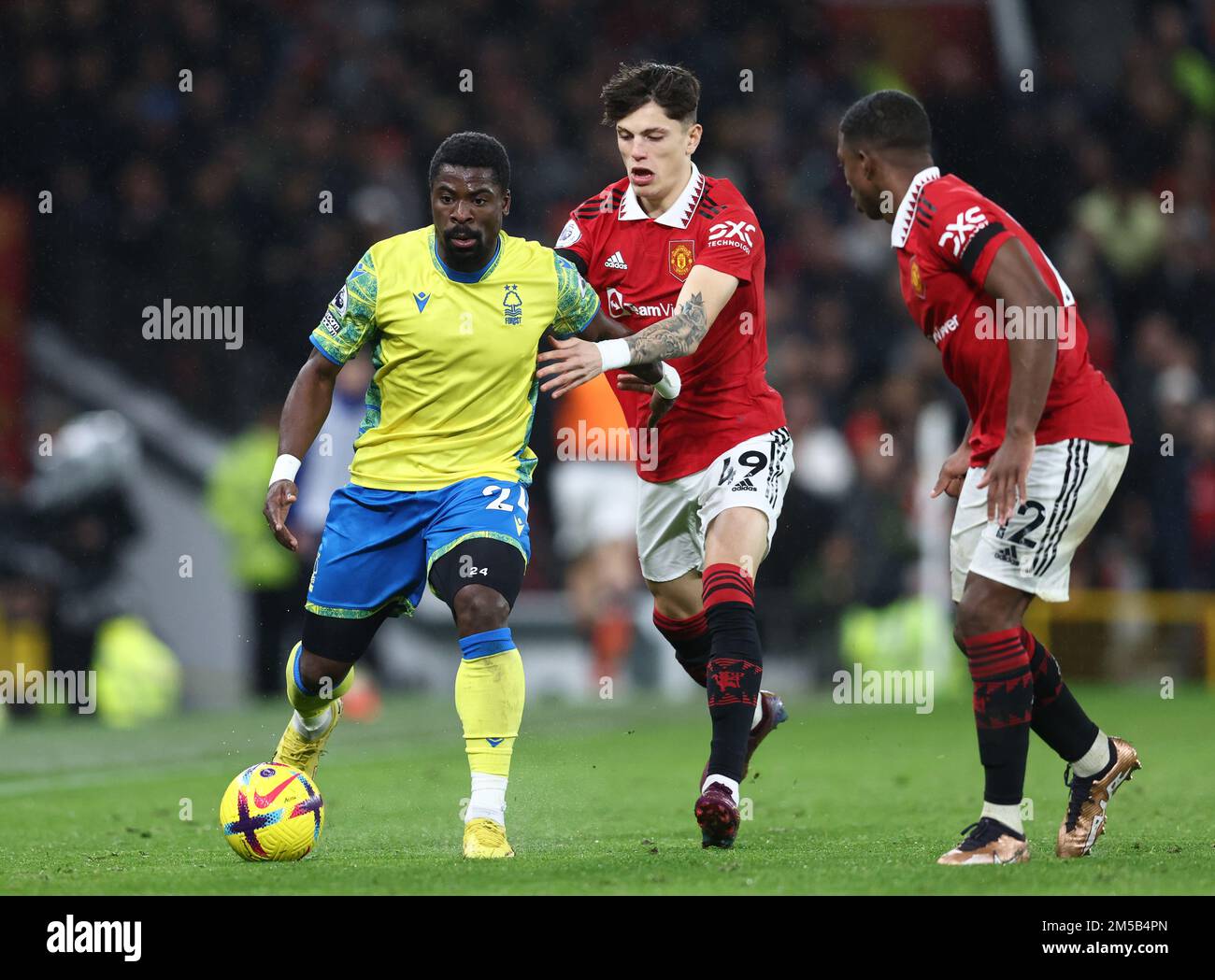 Manchester, England, 27th December 2022. Serge Aurier of Nottingham ...