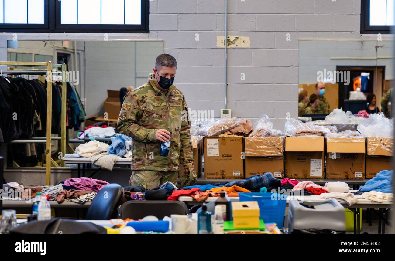 Col. Bert Adams, 87th Air Base Wing commander, visits Task Force ...