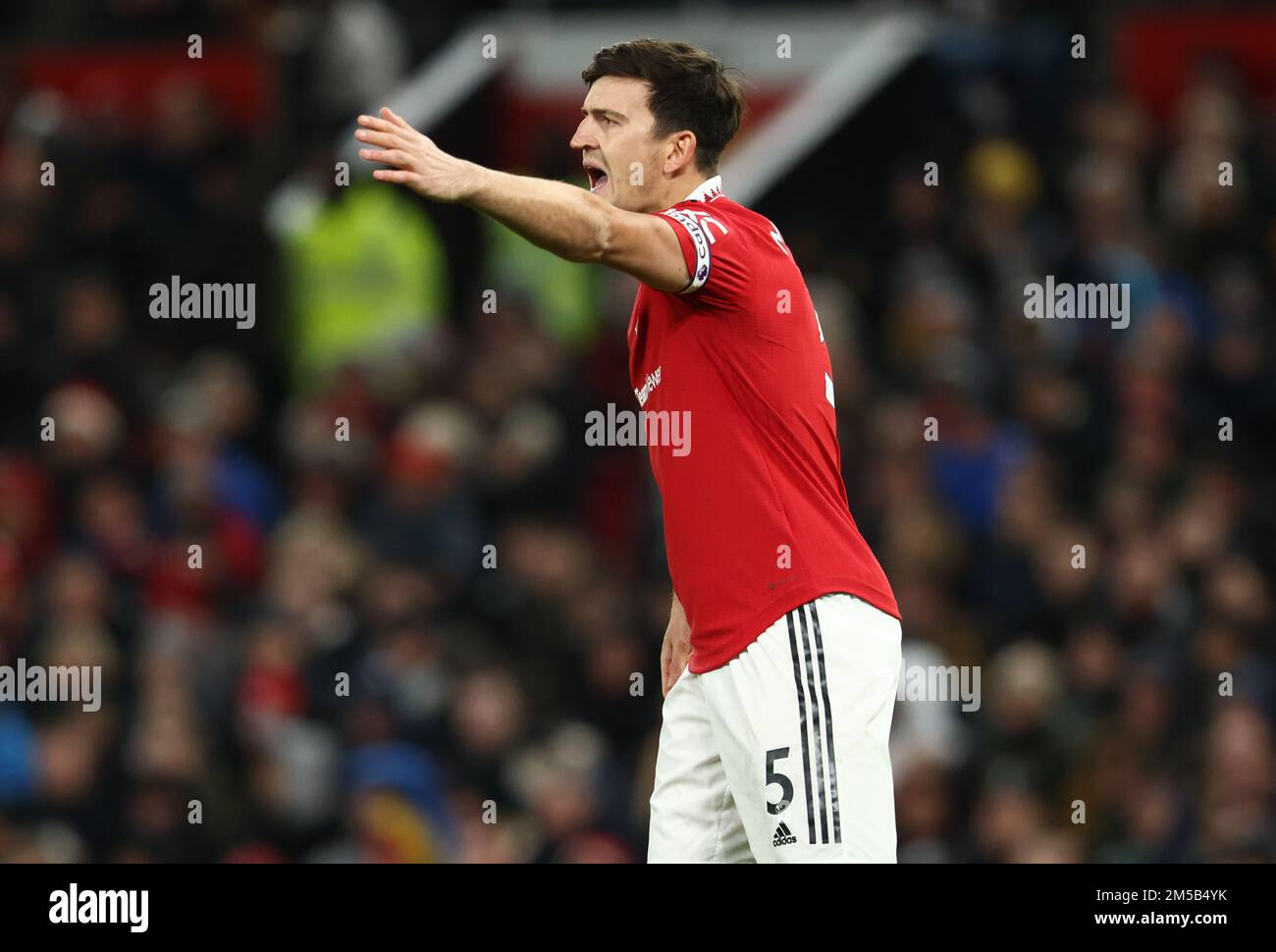 Manchester, England, 27th December 2022. Harry Maguire of Manchester ...