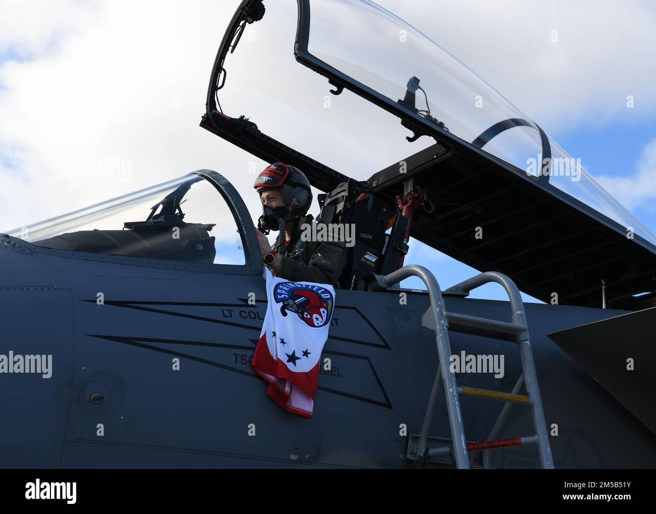 Pilots from the 104th Fighter Wing flew four jerseys from the American ...