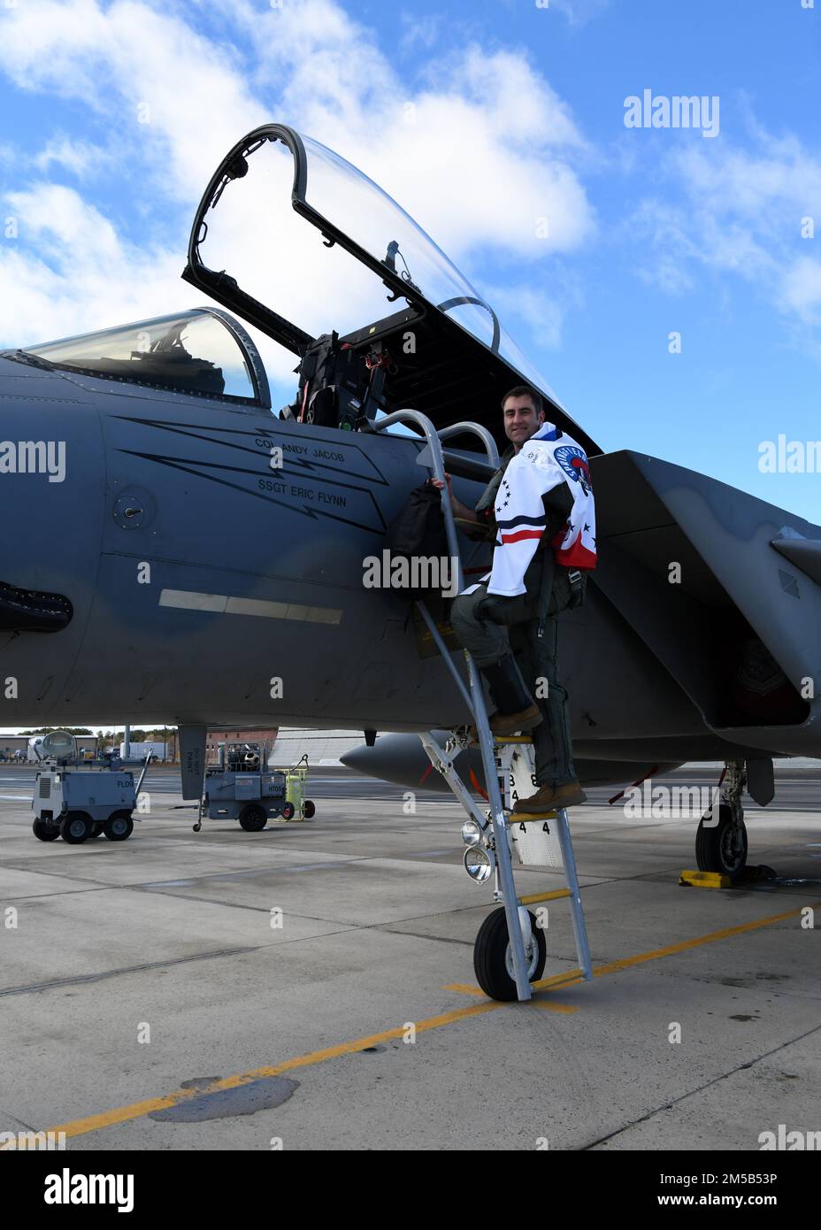 Pilots from the 104th Fighter Wing flew four jerseys from the American ...