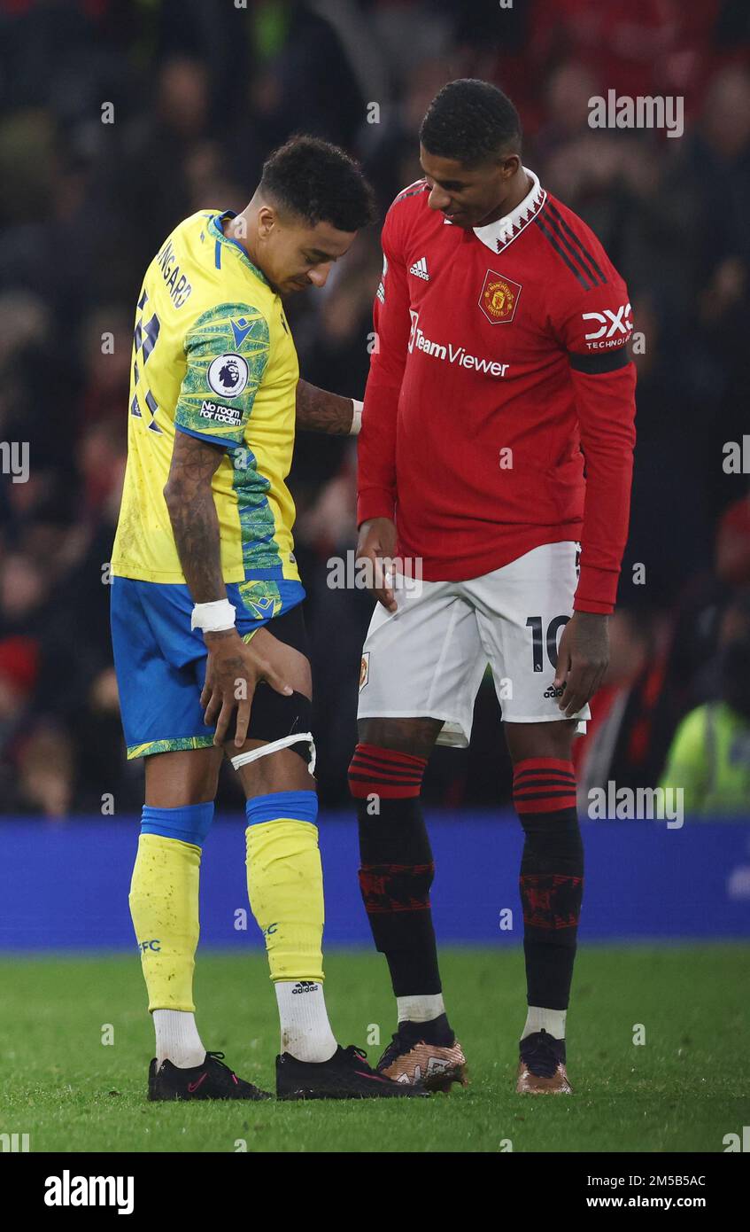 Football old trafford injury hi-res stock photography and images - Alamy