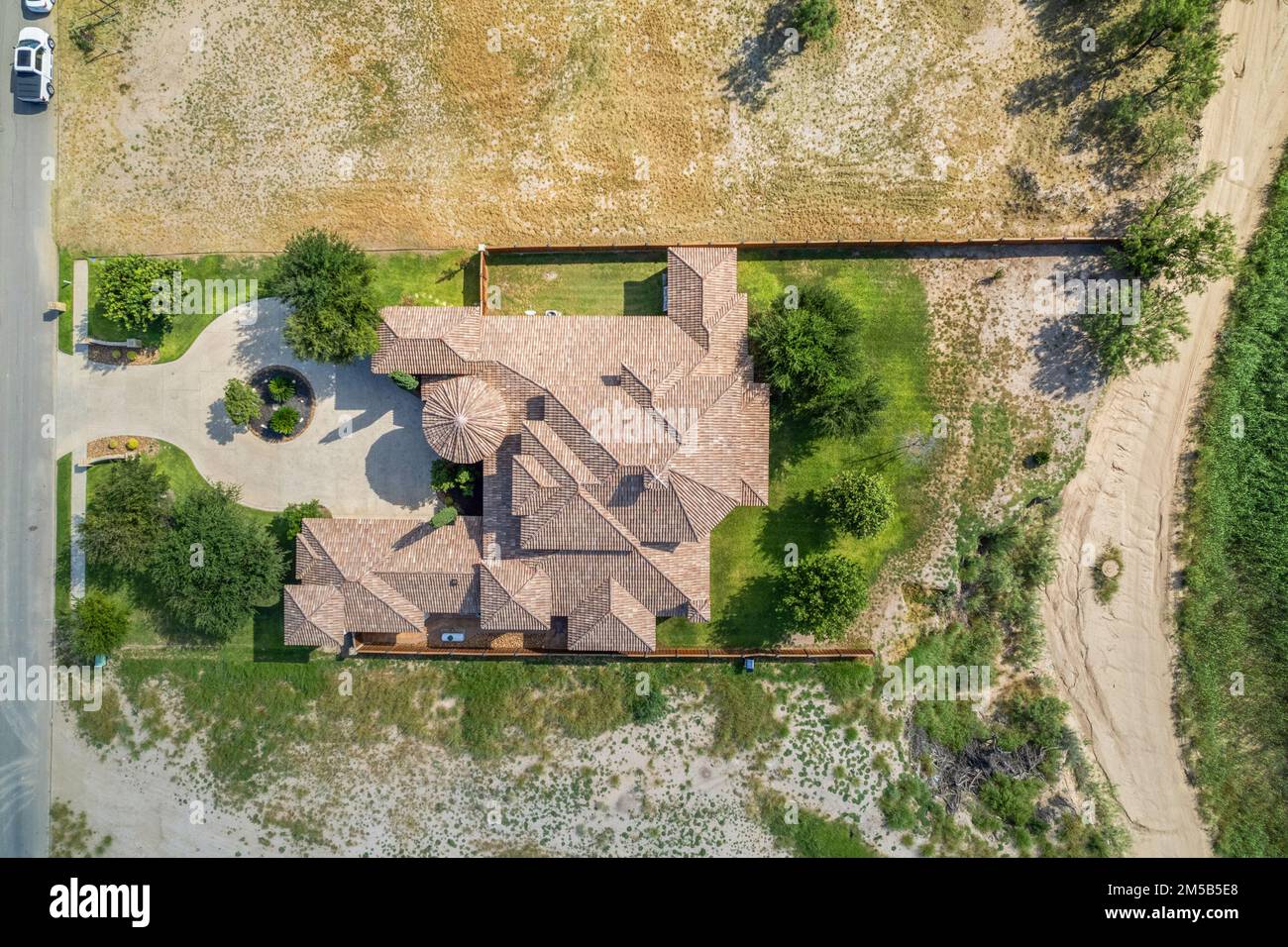 the front view of a home Stock Photo - Alamy