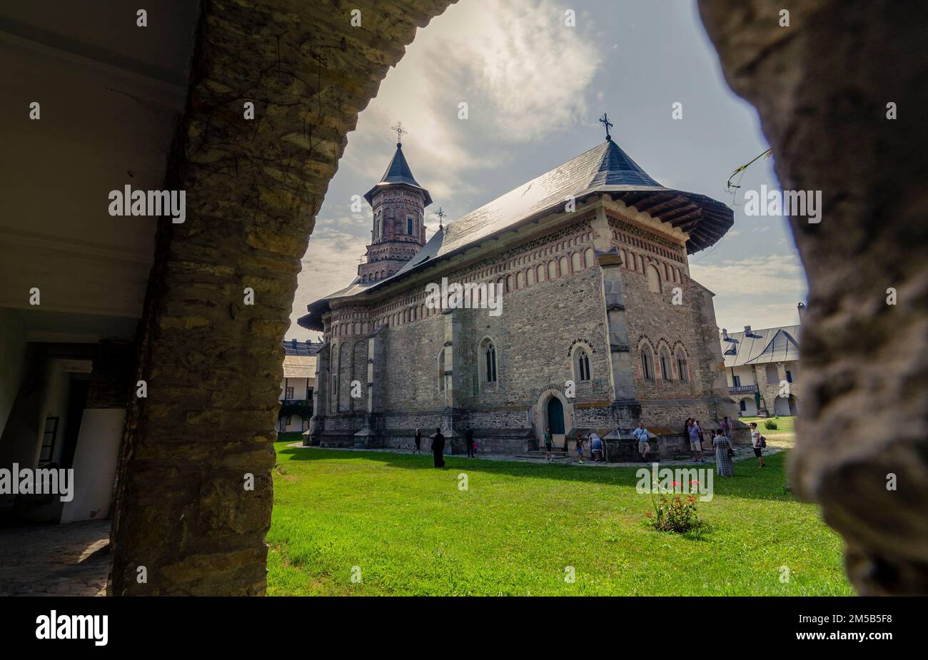 The Neamt Monastery a Romanian Orthodox religious settlement. Romania ...