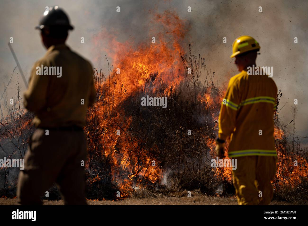 A member of the Air Force Wildland Fire Branch and a 7th Civil ...
