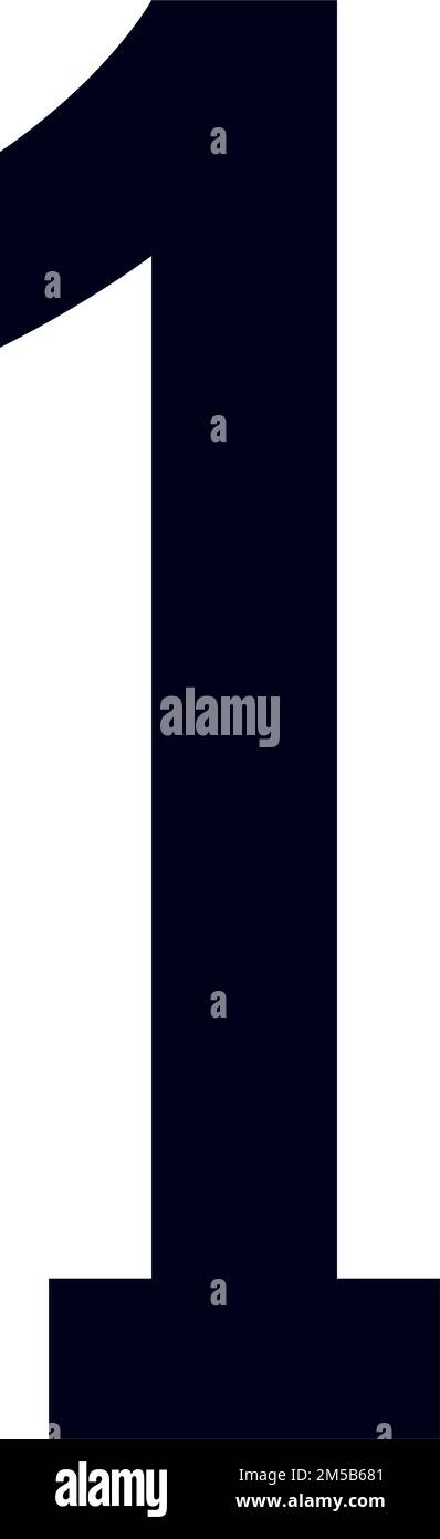 number one icon Stock Vector Image & Art - Alamy