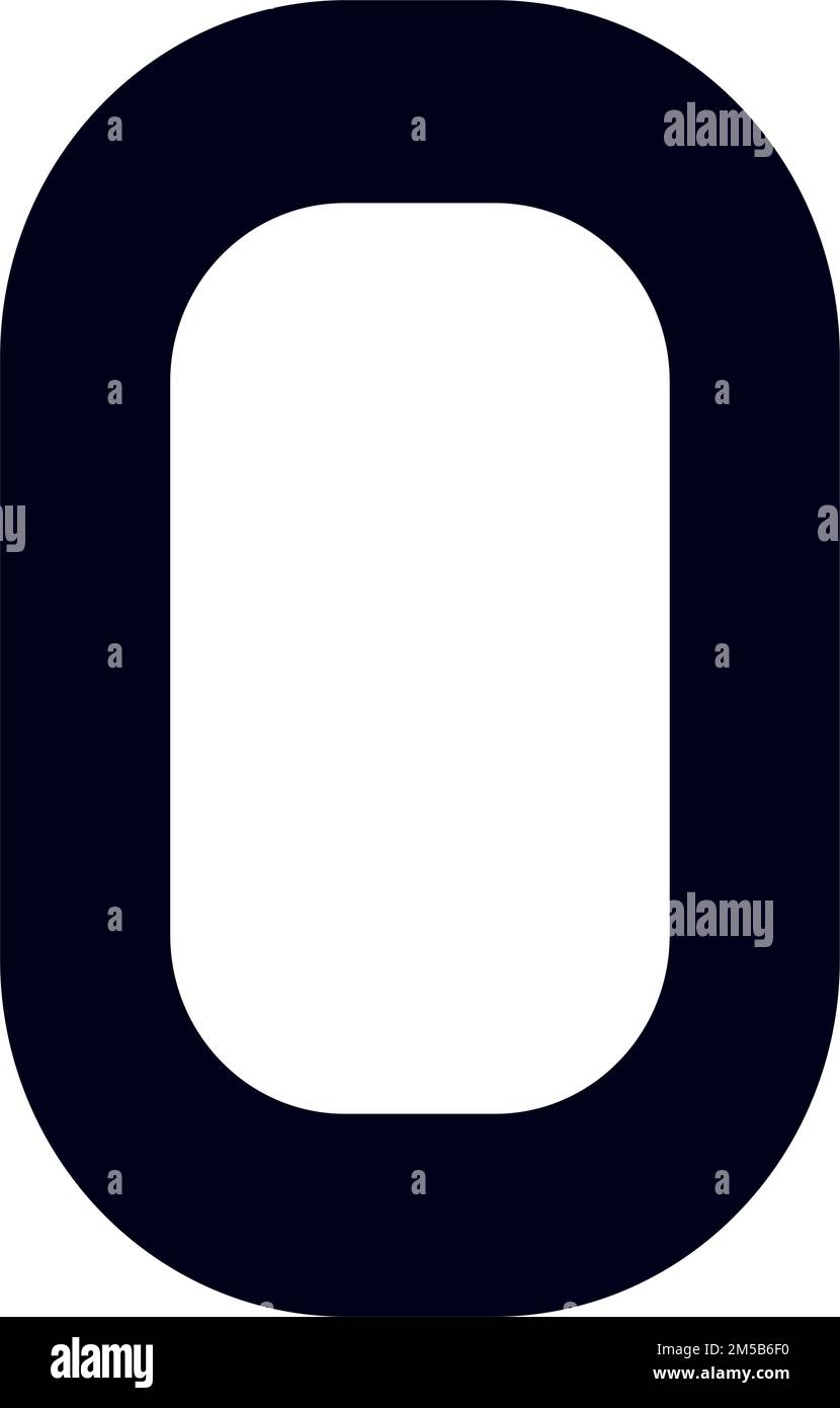 number zero icon Stock Vector Image & Art - Alamy