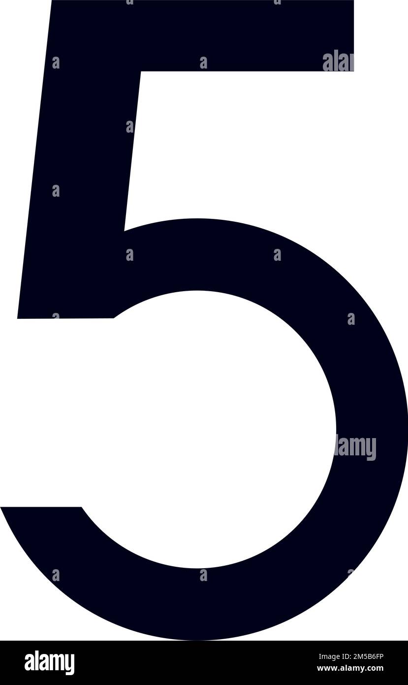 number five icon Stock Vector Image & Art - Alamy