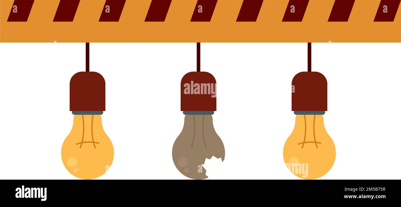 broken lamp design Stock Vector Image & Art - Alamy