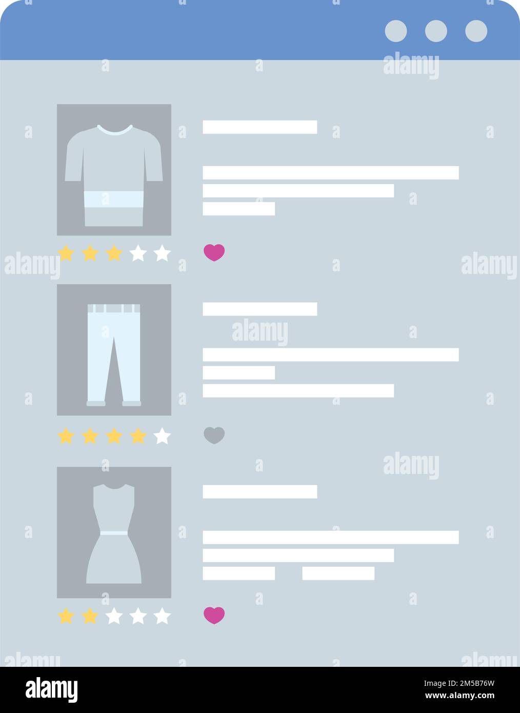 Shopping online browser Stock Vector Images - Alamy