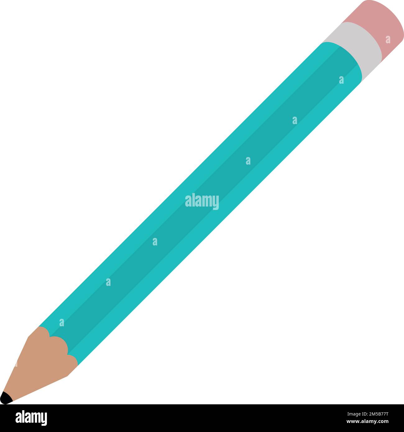 blue pencil icon Stock Vector Image & Art - Alamy