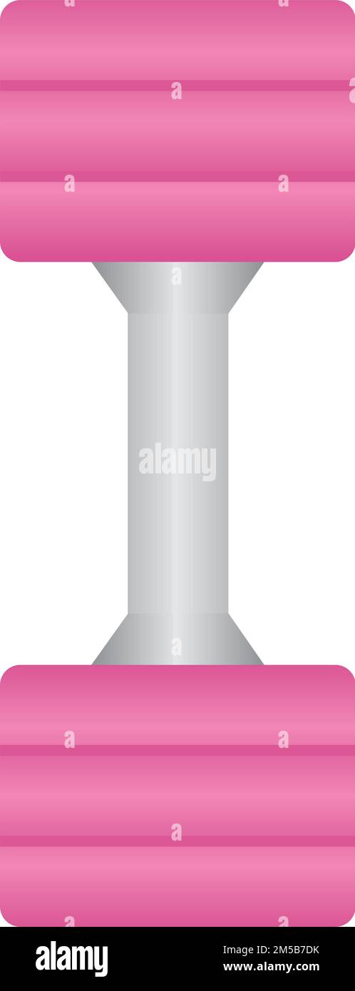 pink dumbbell icon Stock Vector Image & Art - Alamy