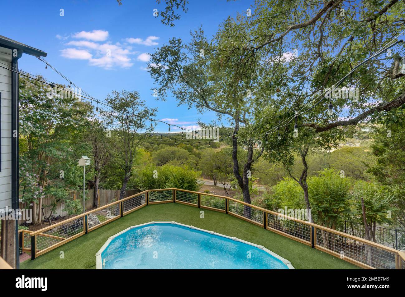 a home back yard Stock Photo - Alamy