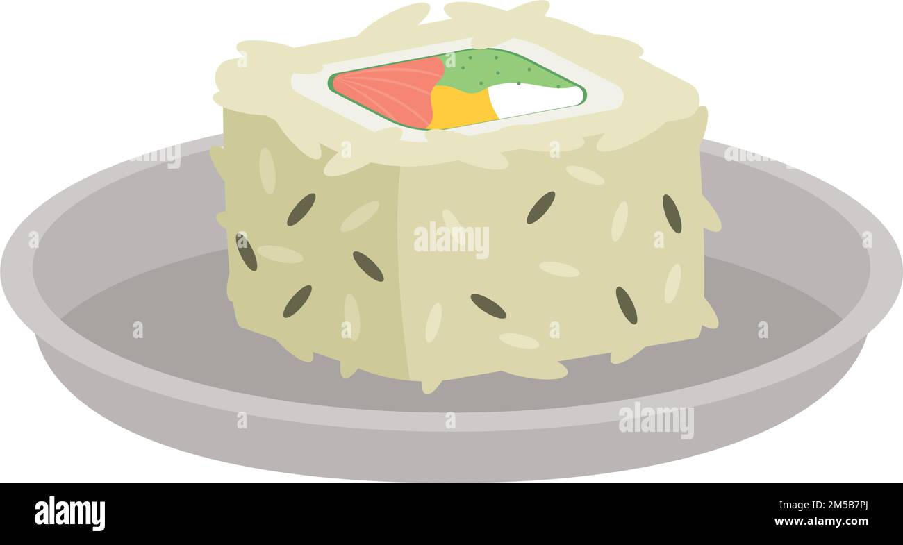 california roll icon Stock Vector Image & Art - Alamy