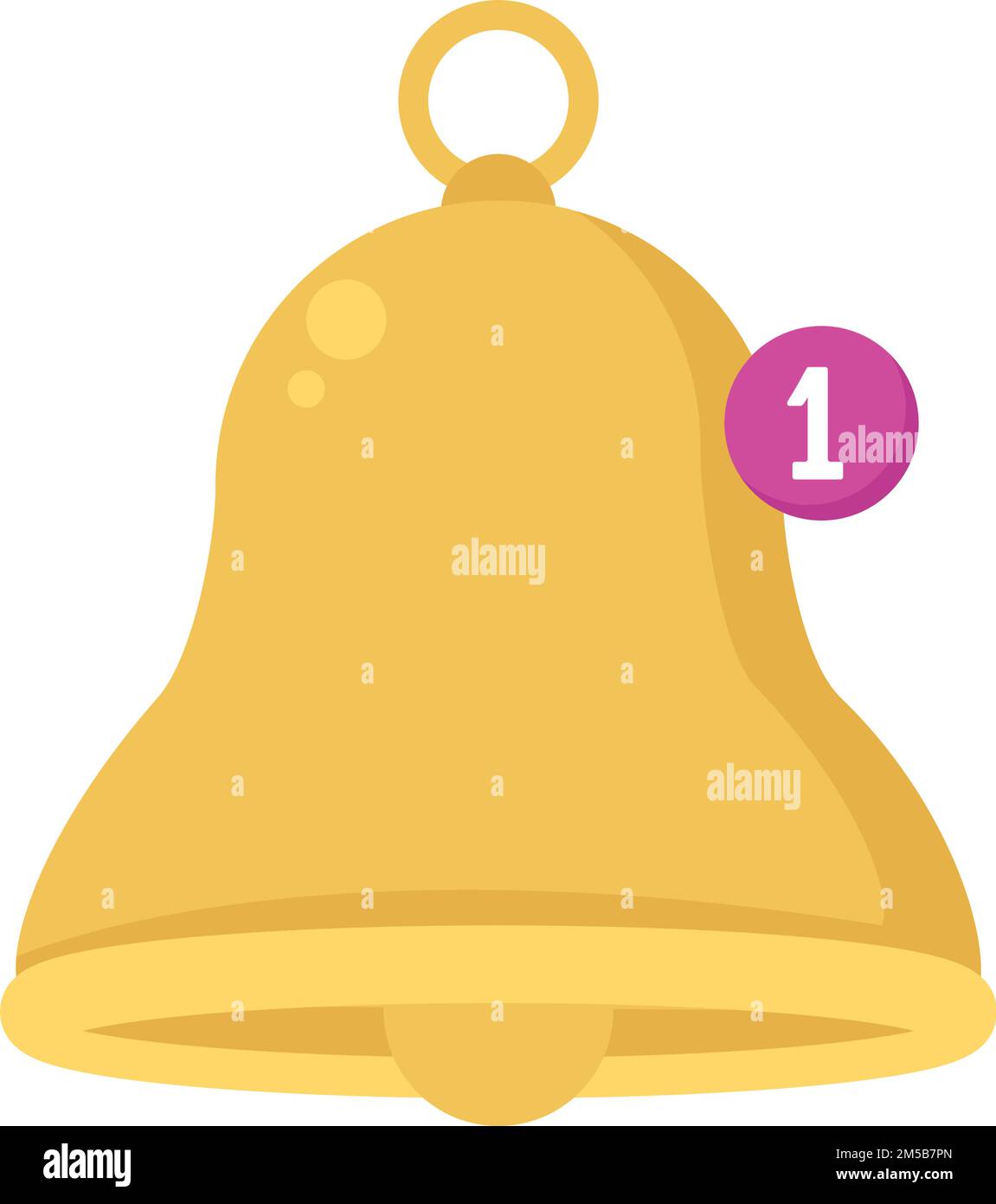 notification bell icon Stock Vector Image & Art - Alamy